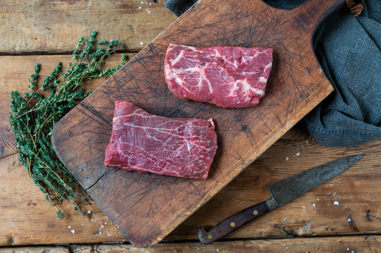 Natural Grass Fed Beef, Flat Iron Steak – Rancher's Table