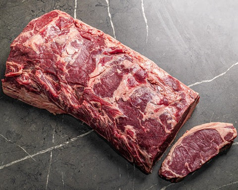 Grass Fed and Finished Mexican Beef, NY Strip Loin Primal, Steak Ready ...